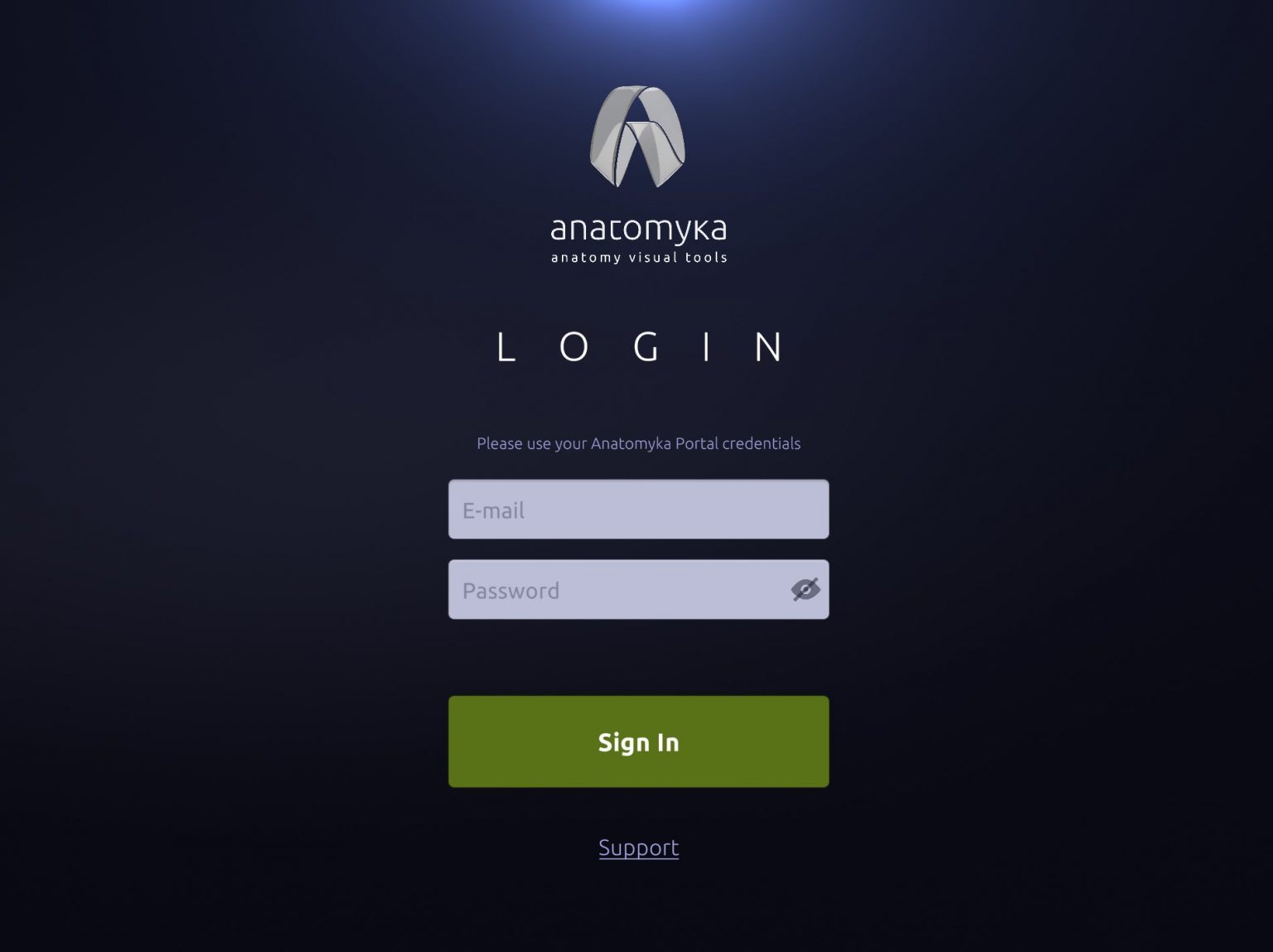 Login and installation l Anatomyka